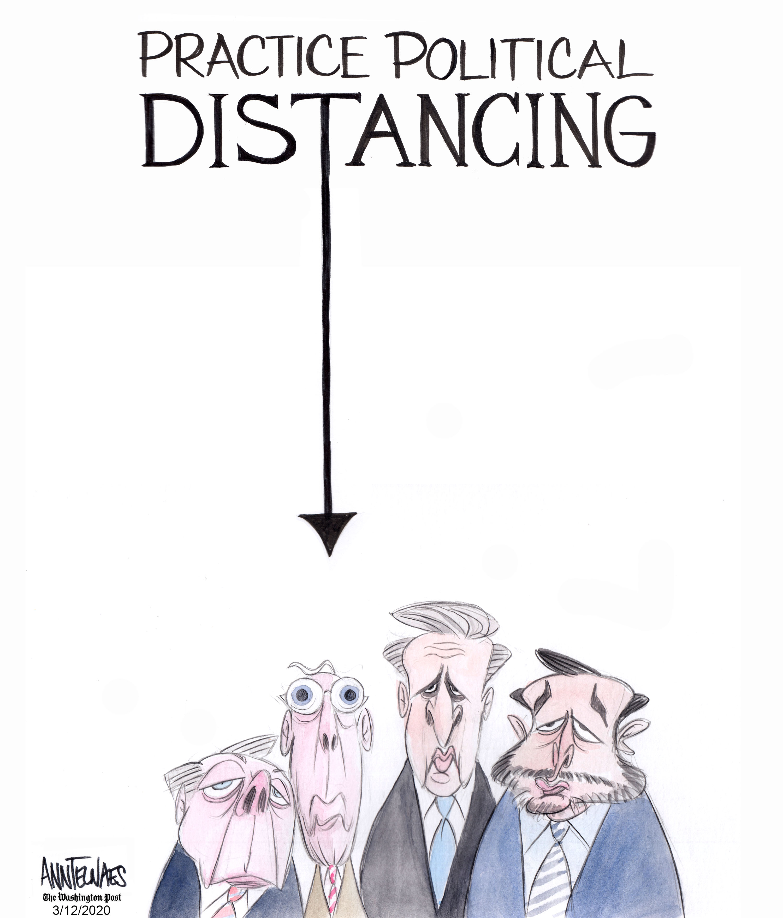 Cartoons: A year of coronavirus through Ann Telnaes’s eyes - The ...