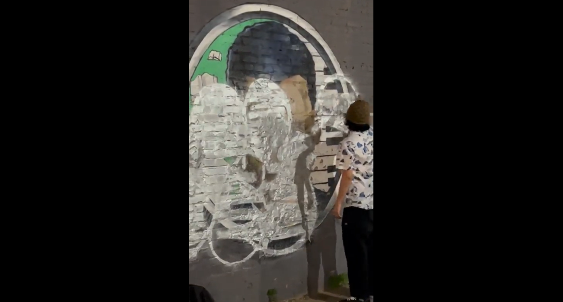 DC mural of Paul Robeson is covered with spray paint - The Washington Post