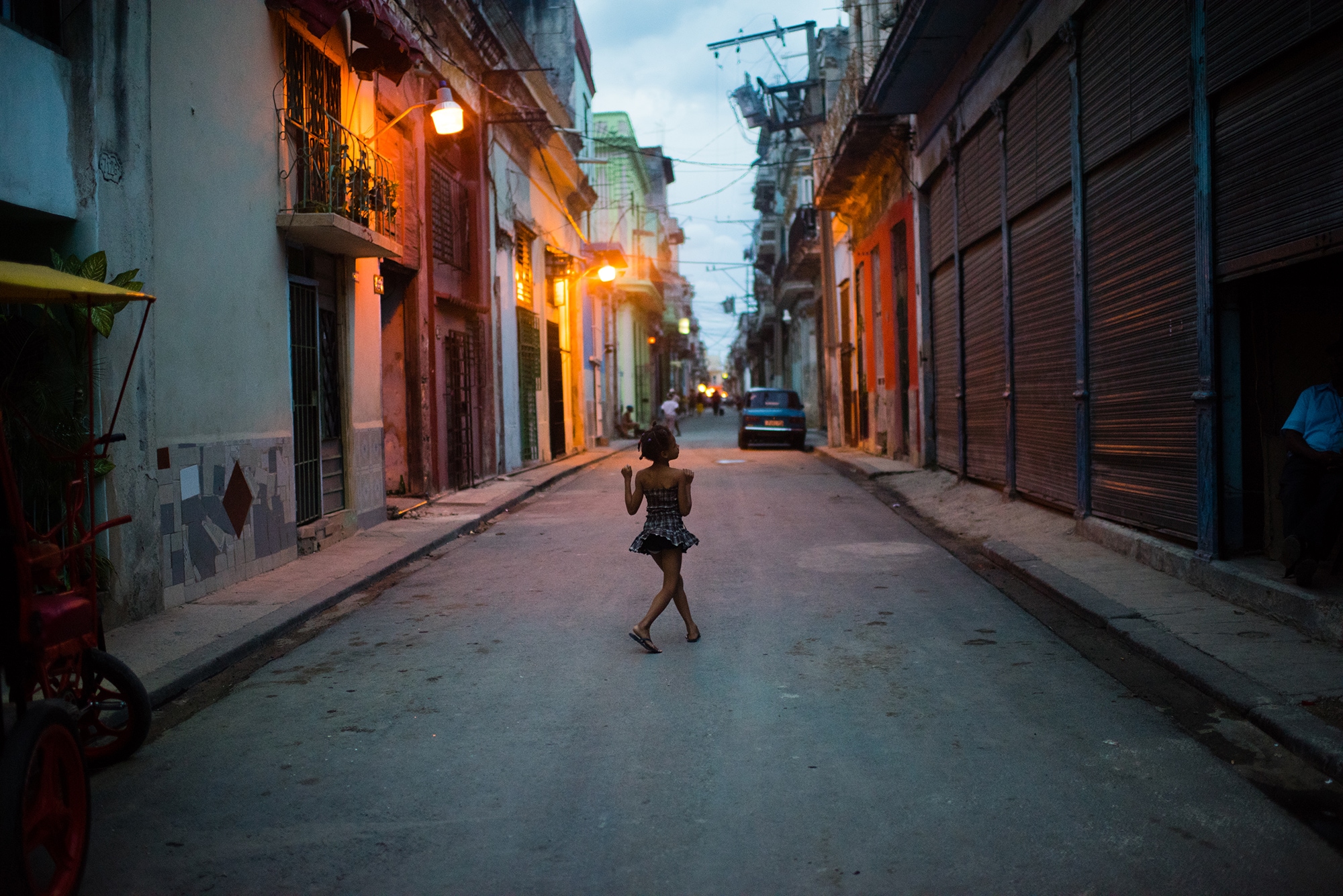 What the streets of Cuba looked like on the first day of talks with the ...