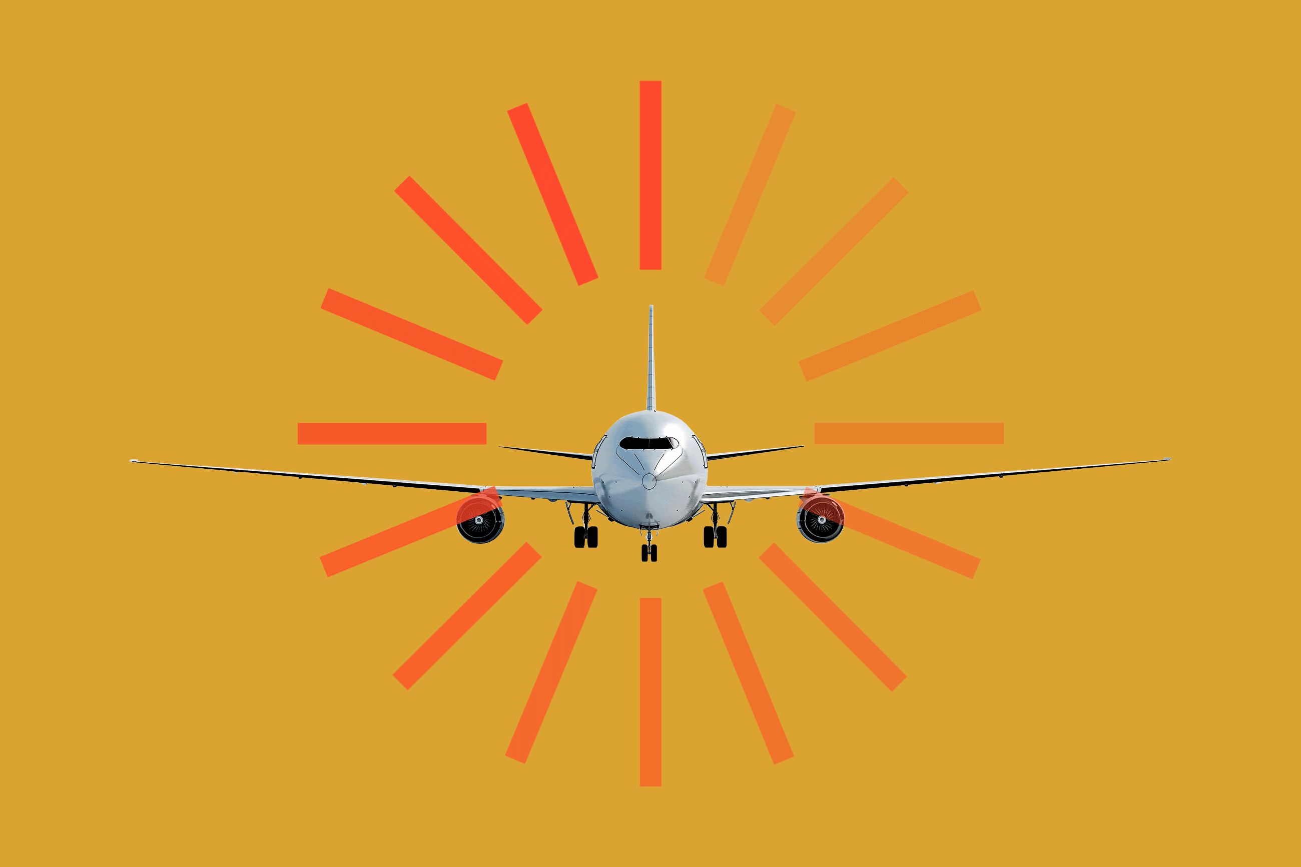 Airplane Landing Animated Gif