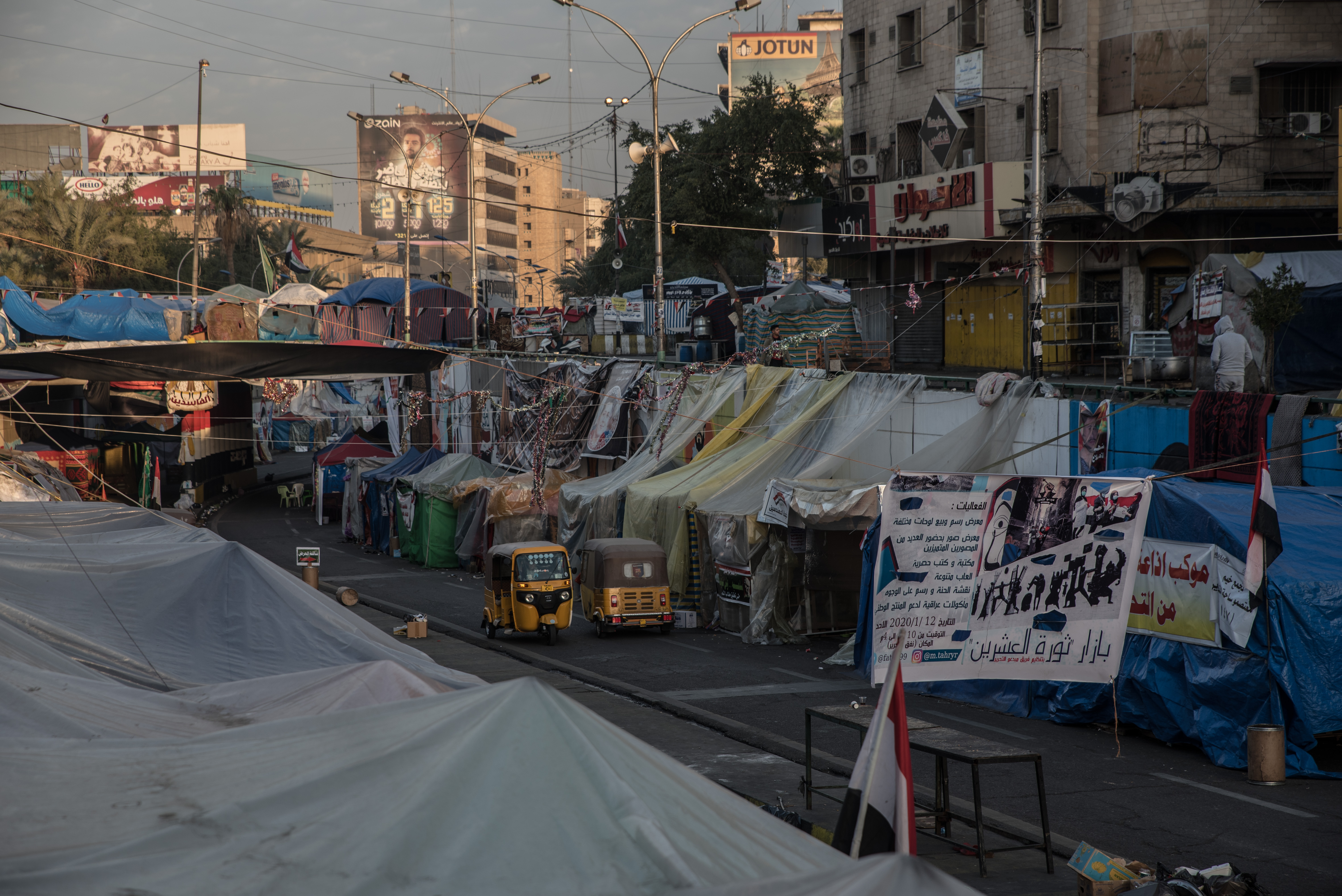 Photos show a changed Baghdad a year after Iraq’s youth revolution ...