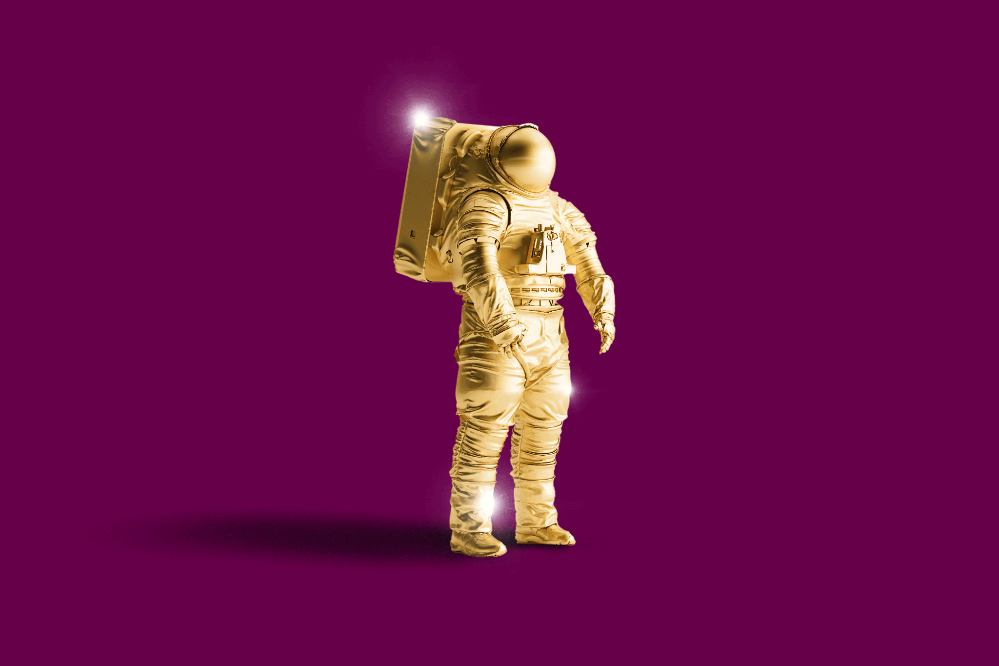 Astronaut Running Away Gif