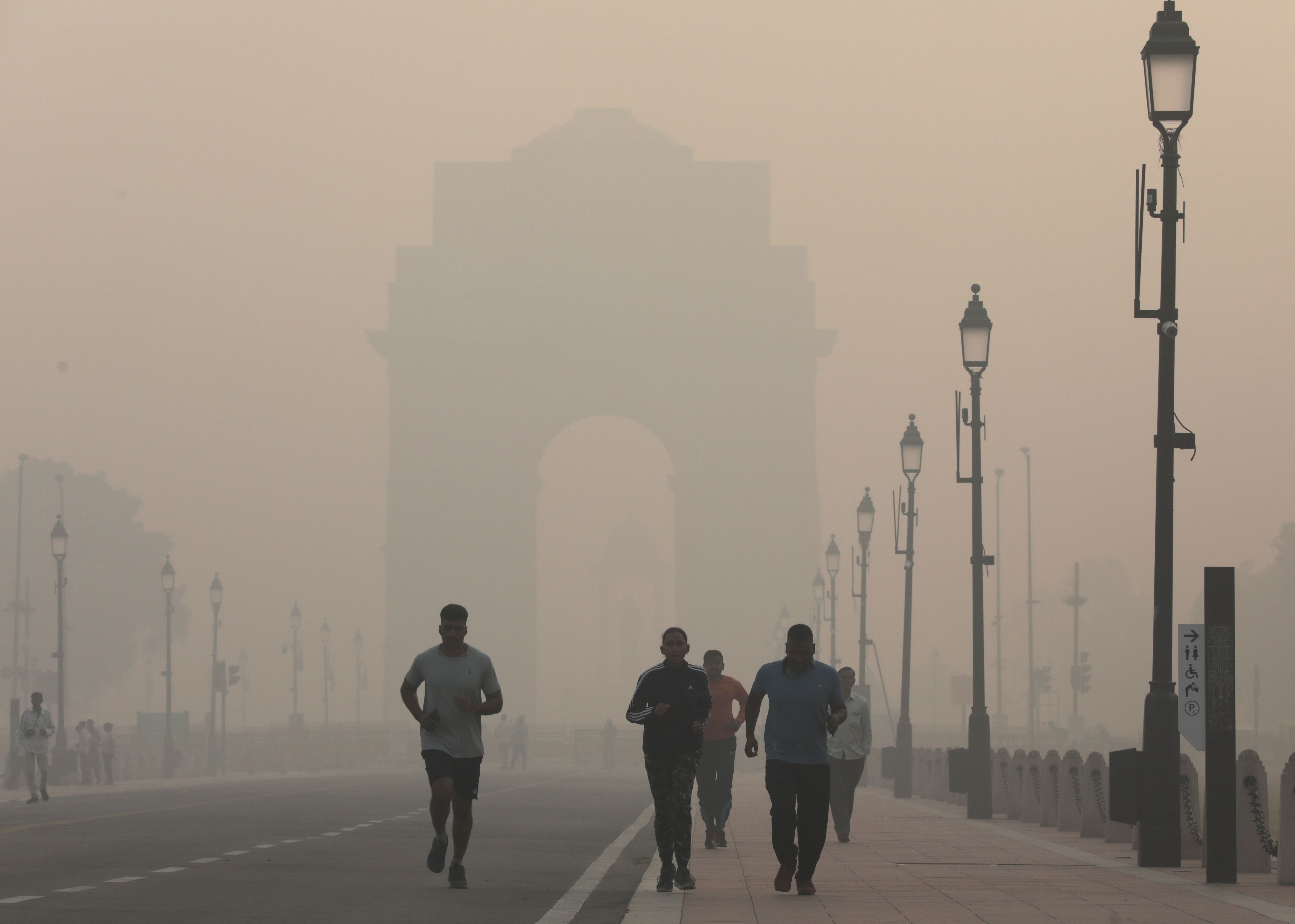 Winter Smog Shrouds Delhi; Air Pollution Readings 10X WHO Air Quality ...
