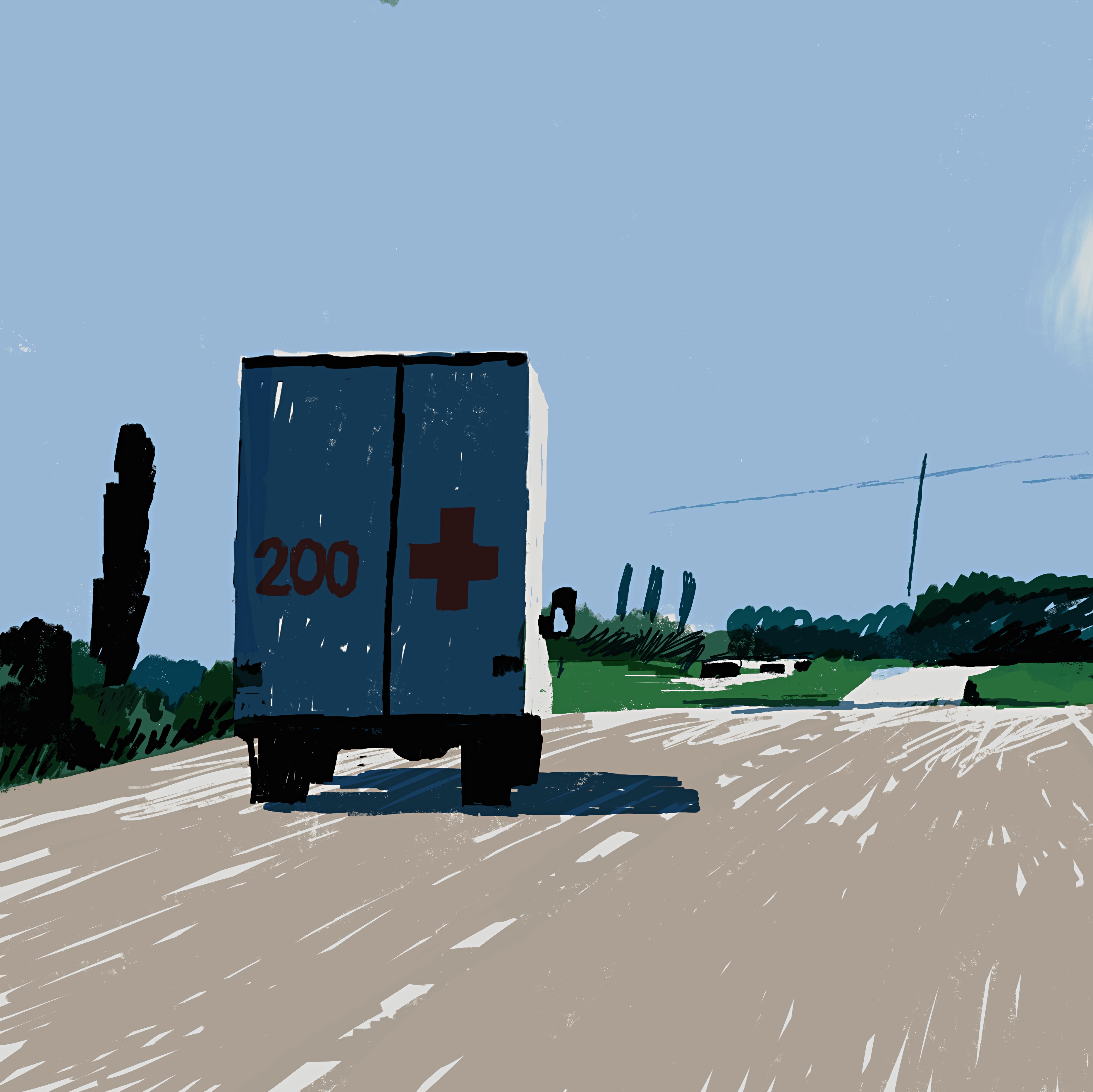 A Ukrainian illustrator draws war damage in Kharkiv - The Washington Post