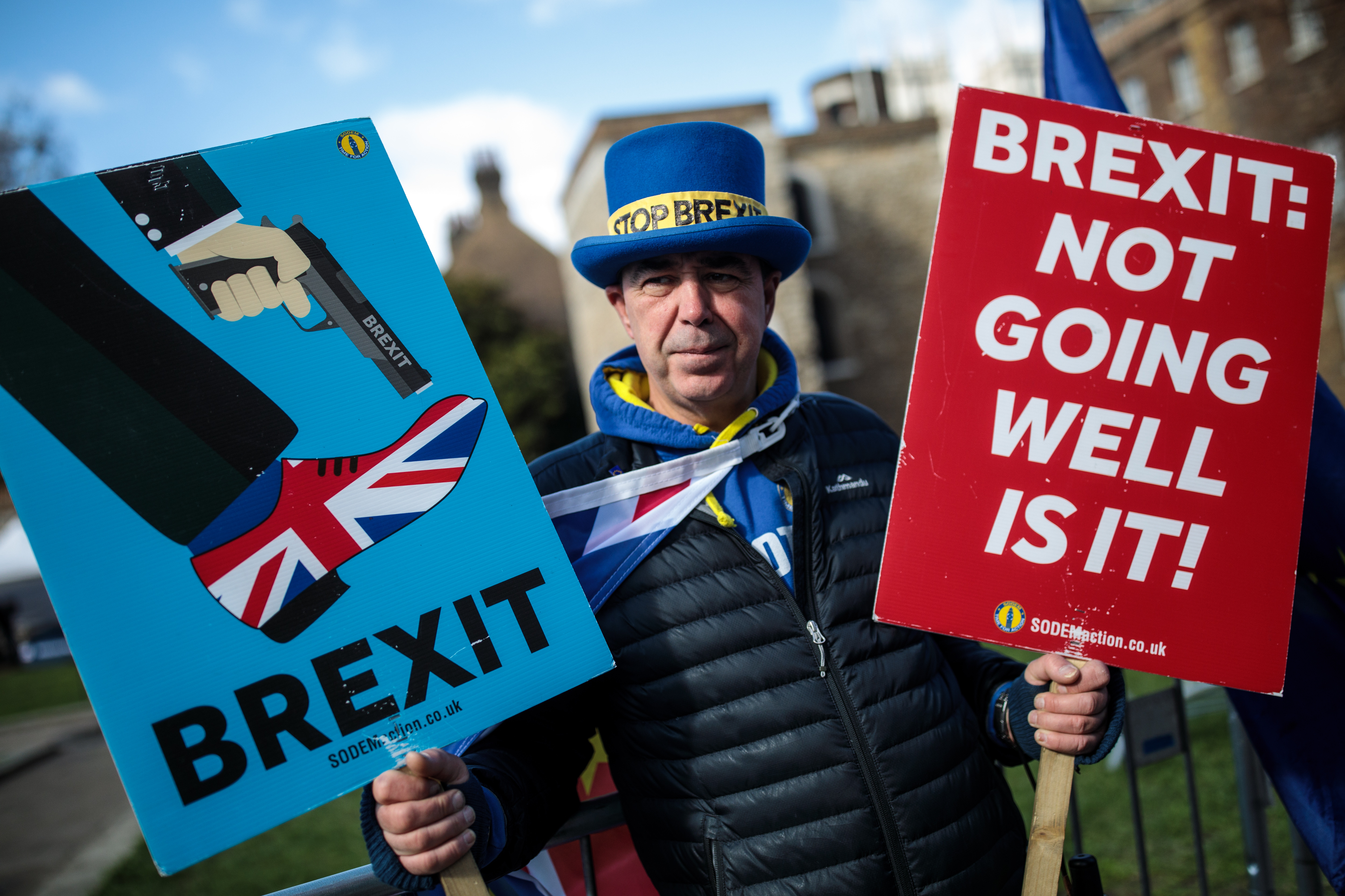 The British Parliament is voting on Brexit again. This graph shows ...