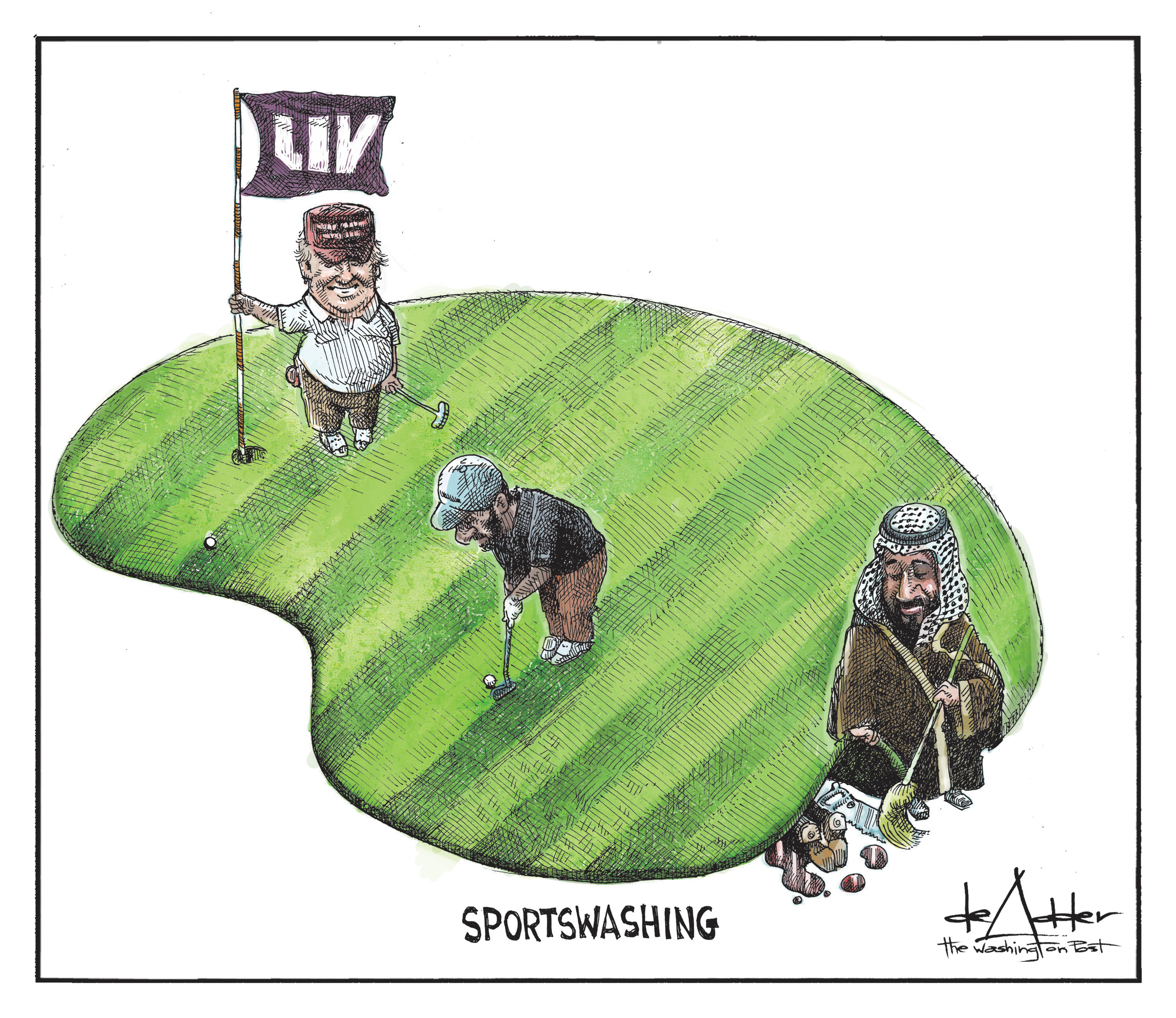 Weekend TOONs - Sportswashing - Democratic Underground Forums