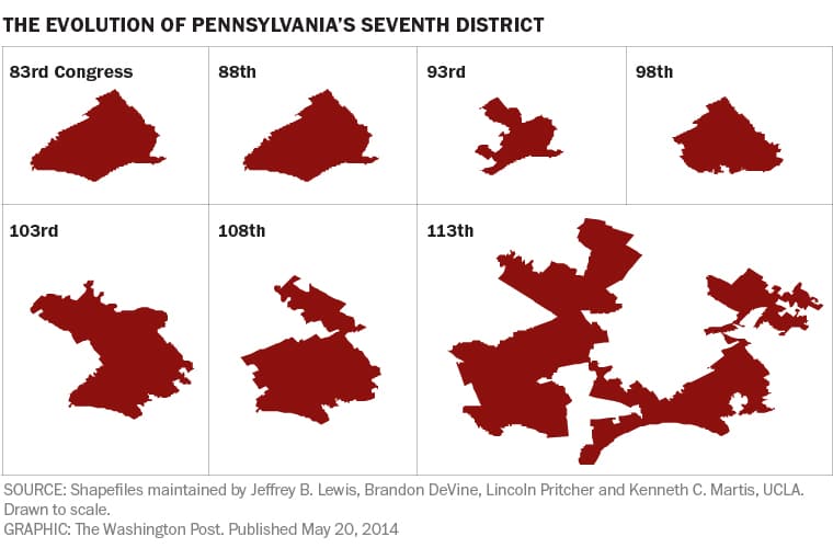 What 60 years of political gerrymandering looks like - The Washington Post