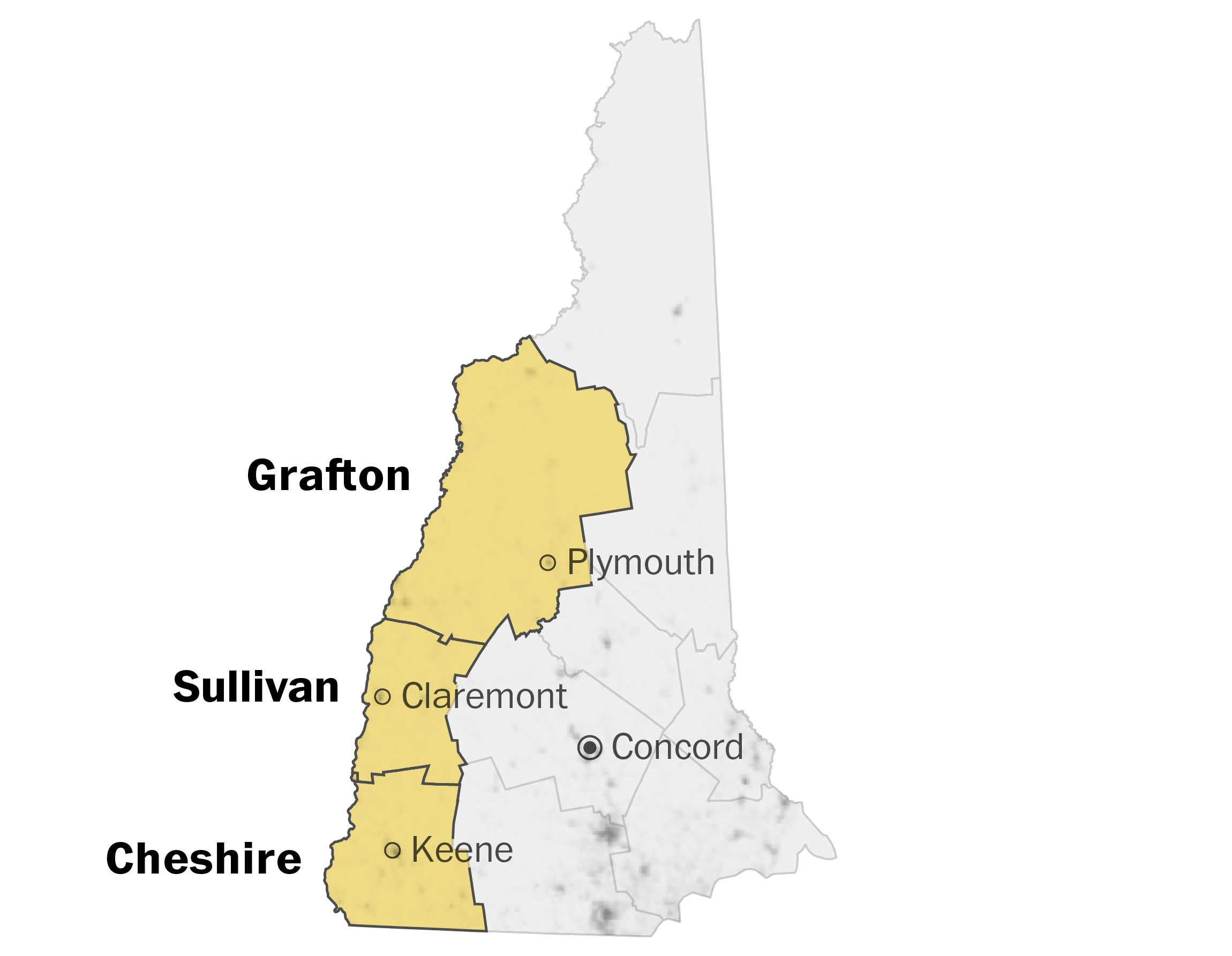 New Hampshire’s political geography: Where candidates are looking for ...