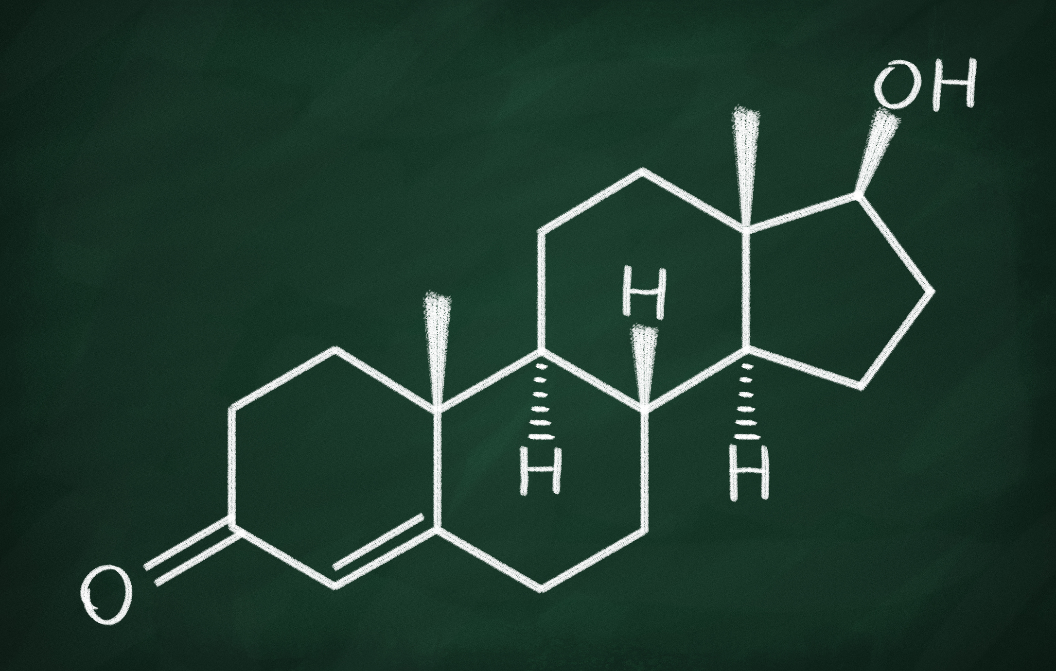 Testosterone Molecule Structure