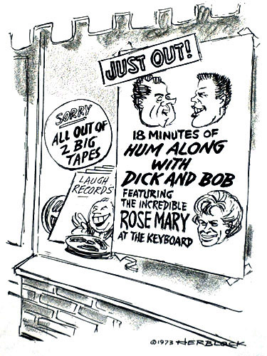 Herblock Watergate Political Cartoons “I Am Not A Crook”