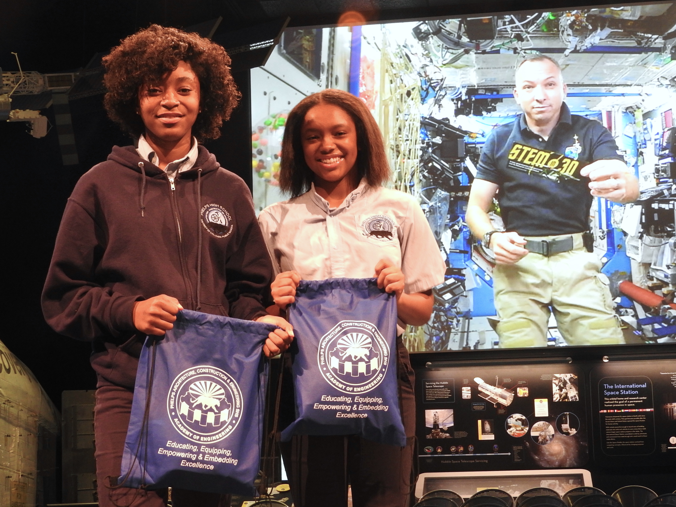 Astronaut encourages kids to flip for STEM - The Washington Post