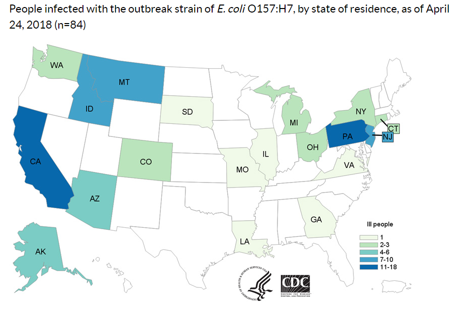 Dangerous outbreak of E. coli illness from romaine lettuce expands ...