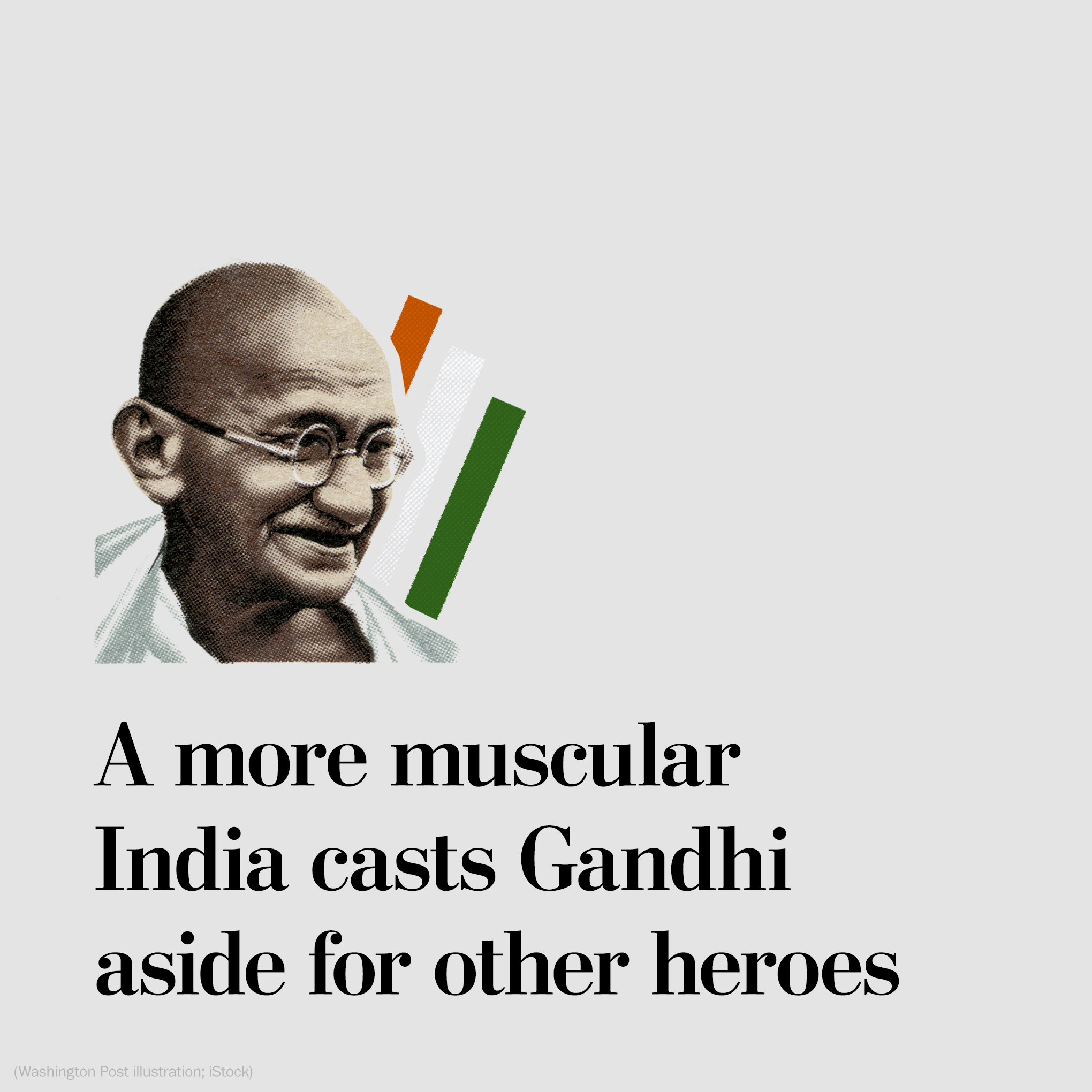 Indian Independence Day 1947 Gandhi