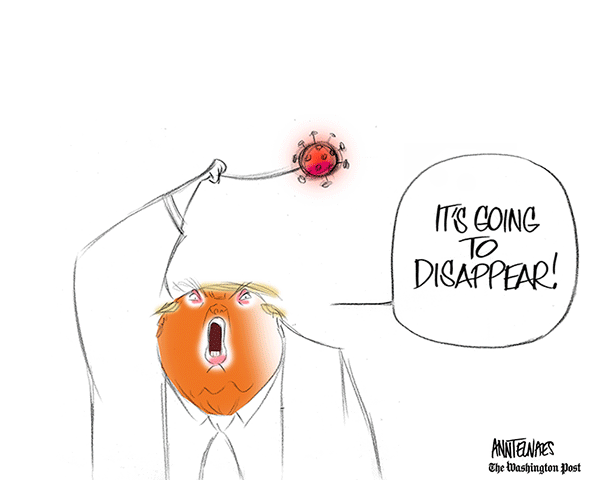 Cartoons: A year of coronavirus through Ann Telnaes’s eyes - The ...