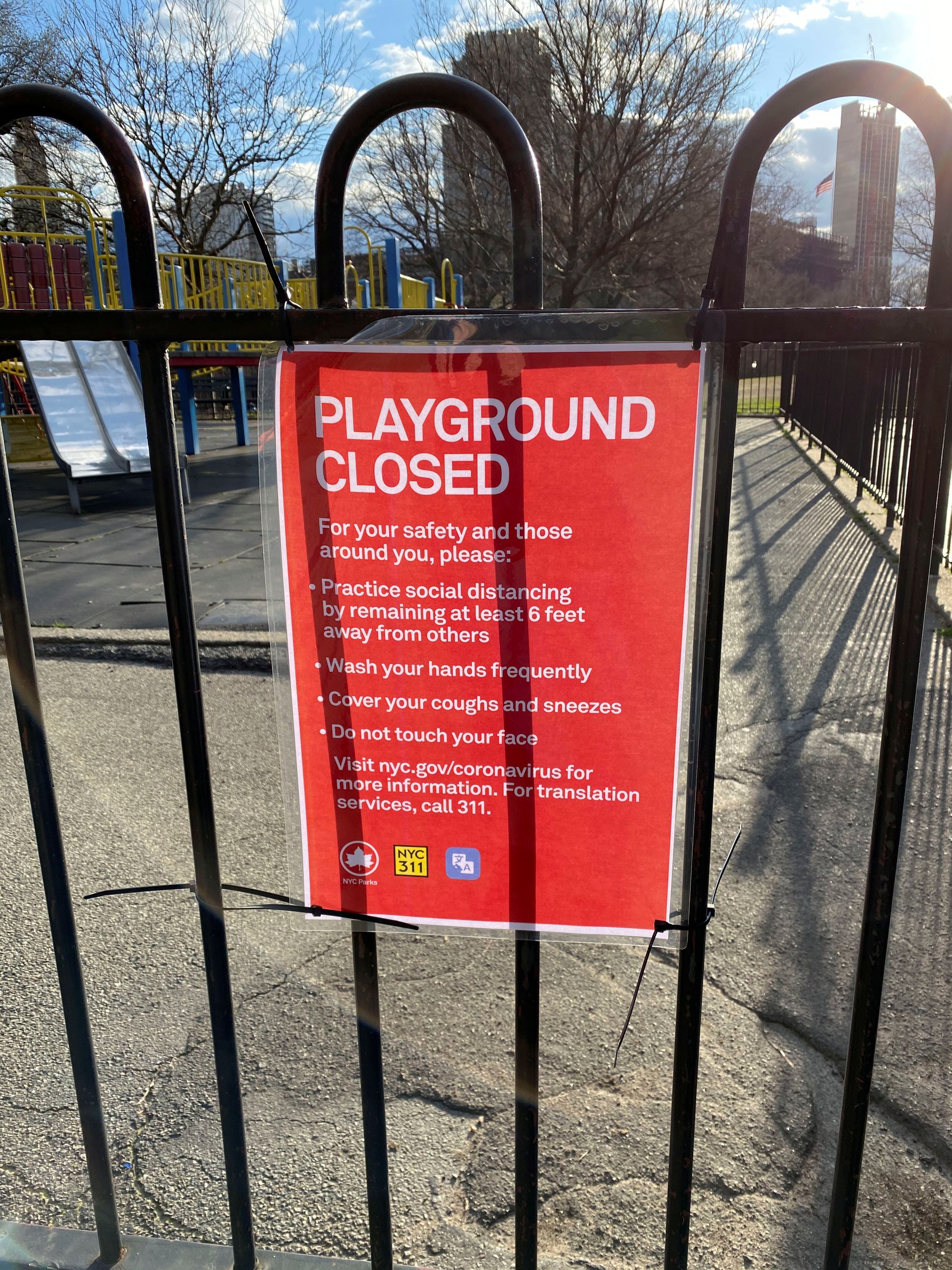 The basketball hoops are down in New York. It’s painful. It’s also our ...