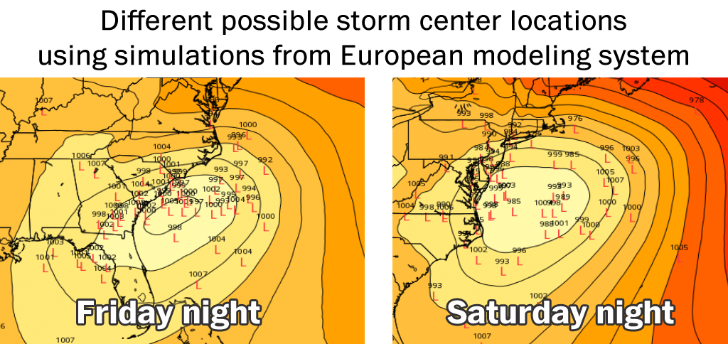 Powerful East Coast storm may develop Friday into the weekend - The ...