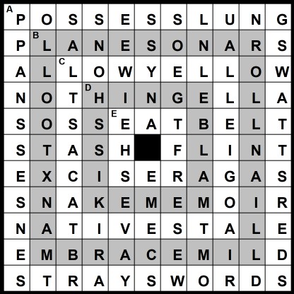 Marching Band Crossword Puzzle