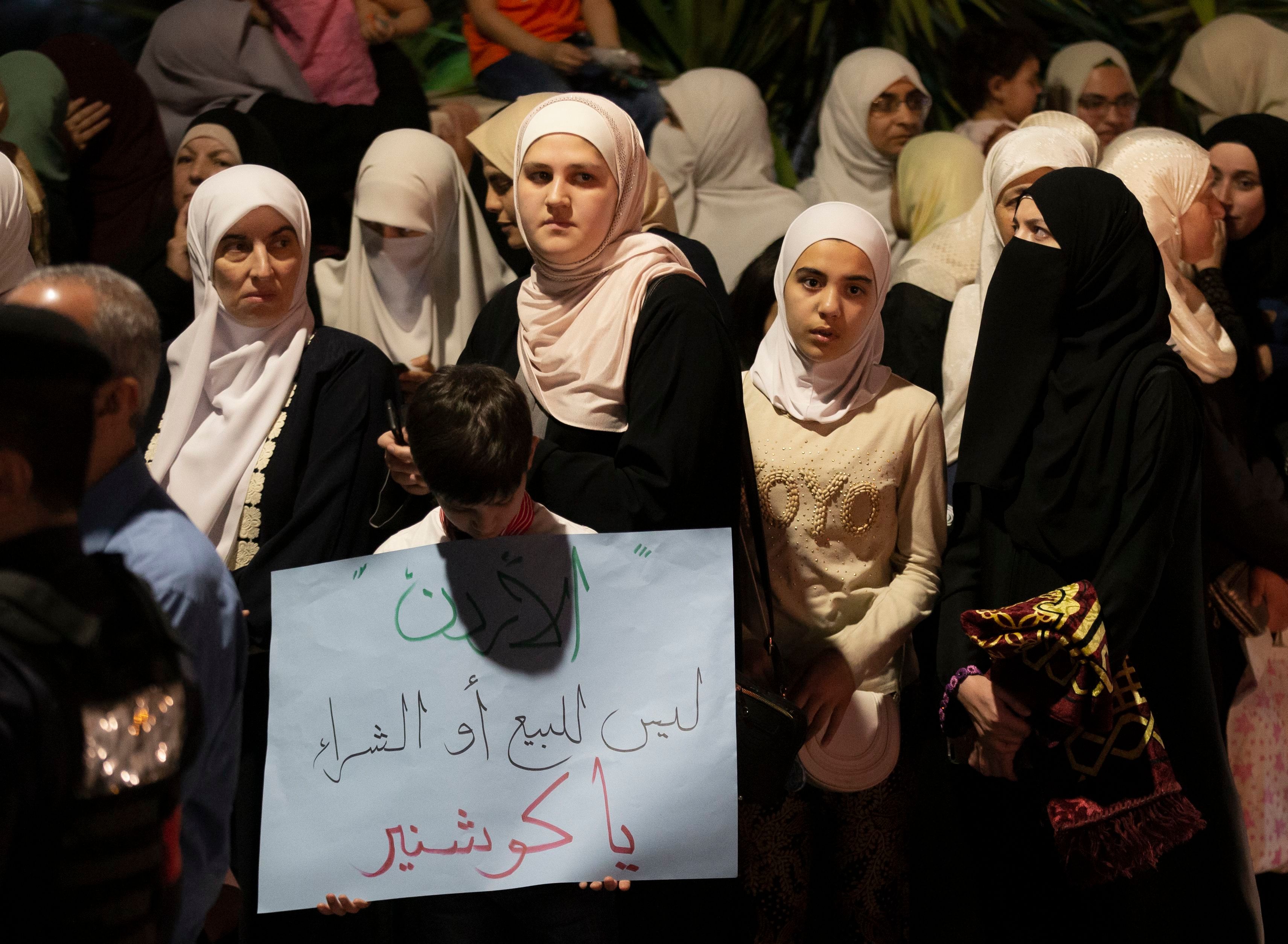 Jordanians worry that the ‘deal of the century’ will come at their expense